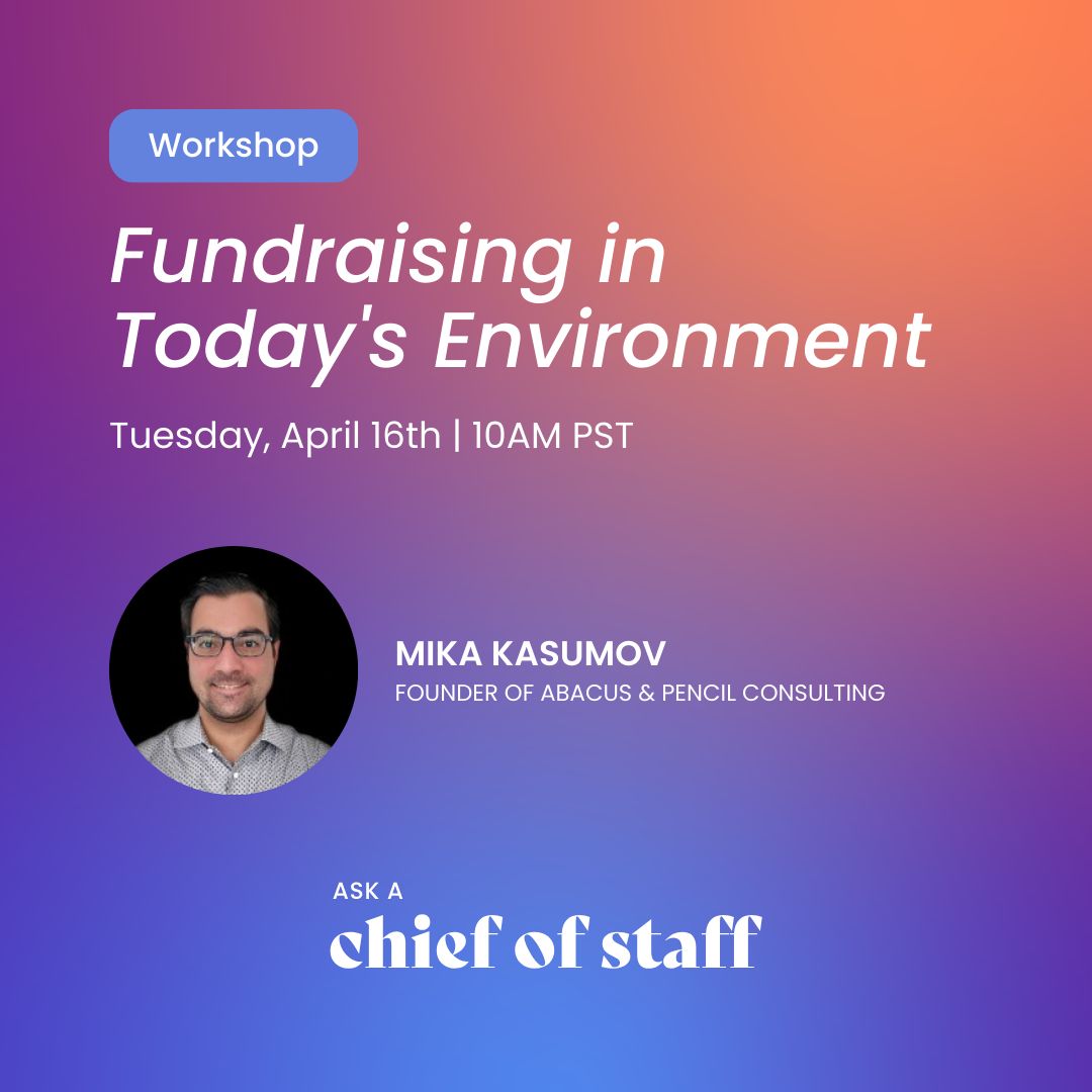 Mika Kasumov on LinkedIn: Next week, together with Ask a Chief of Staff ... Mika Kasumov on LinkedIn: Next week, together with Ask a Chief of Staff ...