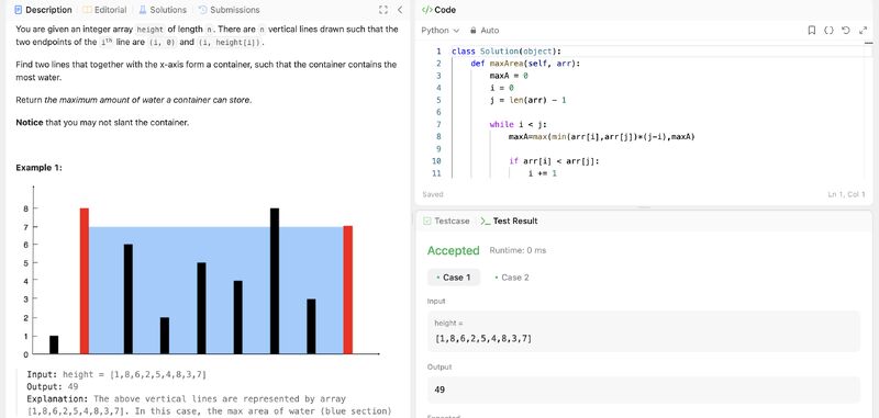 #100daysofcode #leetcode #problemsolving #twopointer #algorithm #coding ... #100daysofcode #leetcode #problemsolving #twopointer #algorithm #coding ...
