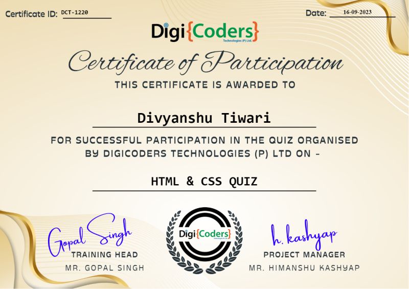 Divyanshu Tiwari on LinkedIn: ( HTML/CSS)!!! Divyanshu Tiwari on LinkedIn: ( HTML/CSS)!!!