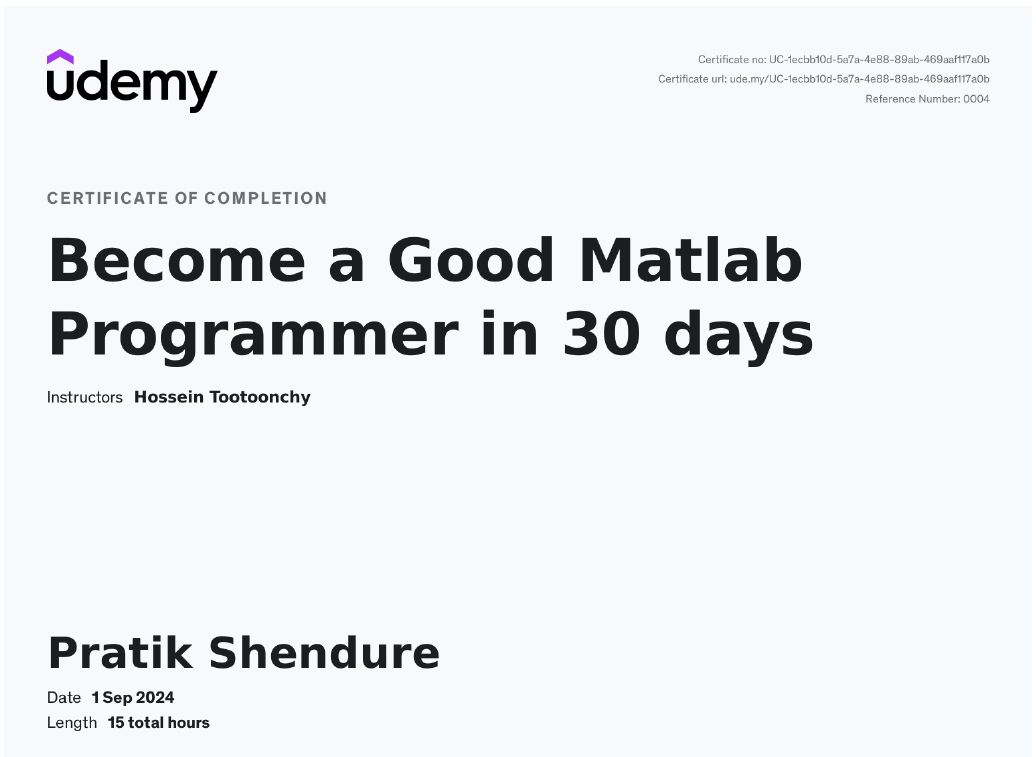 Pratik Shendure on LinkedIn: #matlab #programming #python #diesel ... Pratik Shendure on LinkedIn: #matlab #programming #python #diesel ...