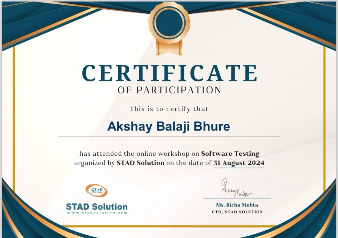Akshay Bhure on LinkedIn: Dear STAD Solution I am writing to express my ... Akshay Bhure on LinkedIn: Dear STAD Solution I am writing to express my ...