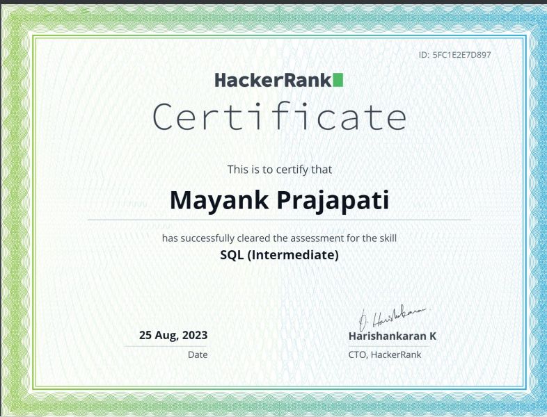 MAYANK PRAJAPATI on LinkedIn: #sql #mysql #sqlserver #postgresql # ... MAYANK PRAJAPATI on LinkedIn: #sql #mysql #sqlserver #postgresql # ...