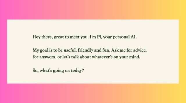 www.cimp.ac.in Inflection AI unveils Pi chatbot, a ‘kind’ personal ... www.cimp.ac.in Inflection AI unveils Pi chatbot, a ‘kind’ personal ...