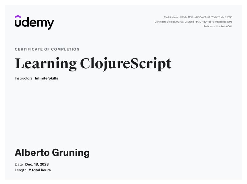 Albert Gruning on LinkedIn: #clojure #functionalprogramming Albert Gruning on LinkedIn: #clojure #functionalprogramming