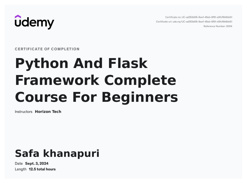 Safa Khanapuri on LinkedIn: #python #programming #udemy #learning # ... Safa Khanapuri on LinkedIn: #python #programming #udemy #learning # ...