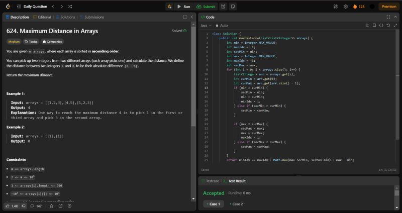 Khushi Agarwal on LinkedIn: #leetcode #codingchallenge #maximumdistance ... Khushi Agarwal on LinkedIn: #leetcode #codingchallenge #maximumdistance ...