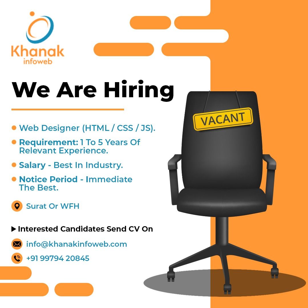 satish patel on LinkedIn: #html #css #hiring #opportunity #webdesginer ... satish patel on LinkedIn: #html #css #hiring #opportunity #webdesginer ...