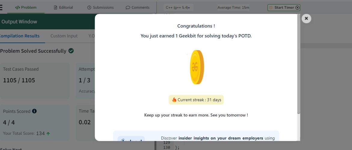 Soham Jagtap on LinkedIn: #100daysofcodechallenge #potd #geeksforgeeks ... Soham Jagtap on LinkedIn: #100daysofcodechallenge #potd #geeksforgeeks ...