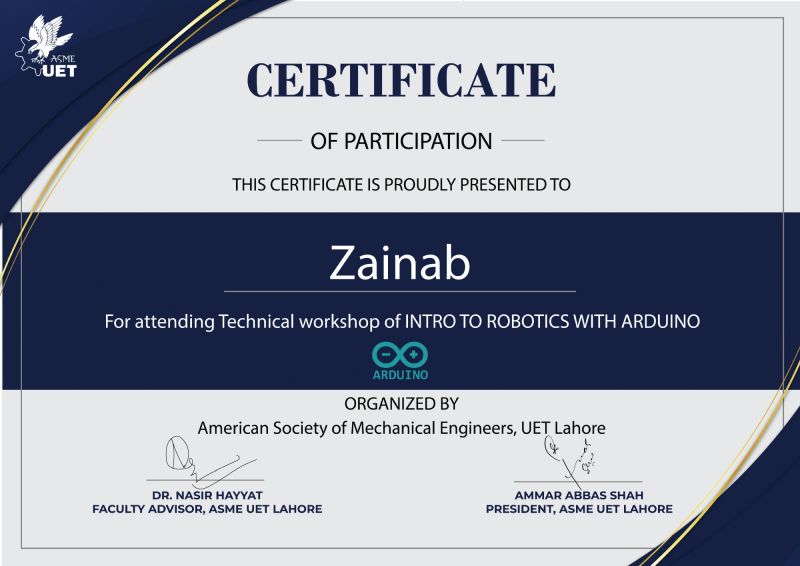 Zainab Ilyas on LinkedIn: #python #arduino #asme #programming # ... Zainab Ilyas on LinkedIn: #python #arduino #asme #programming # ...