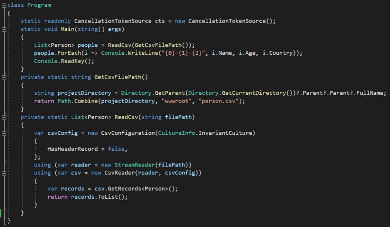 aman rathee on LinkedIn: #csv #csharp #dataprocessing #codetips aman rathee on LinkedIn: #csv #csharp #dataprocessing #codetips