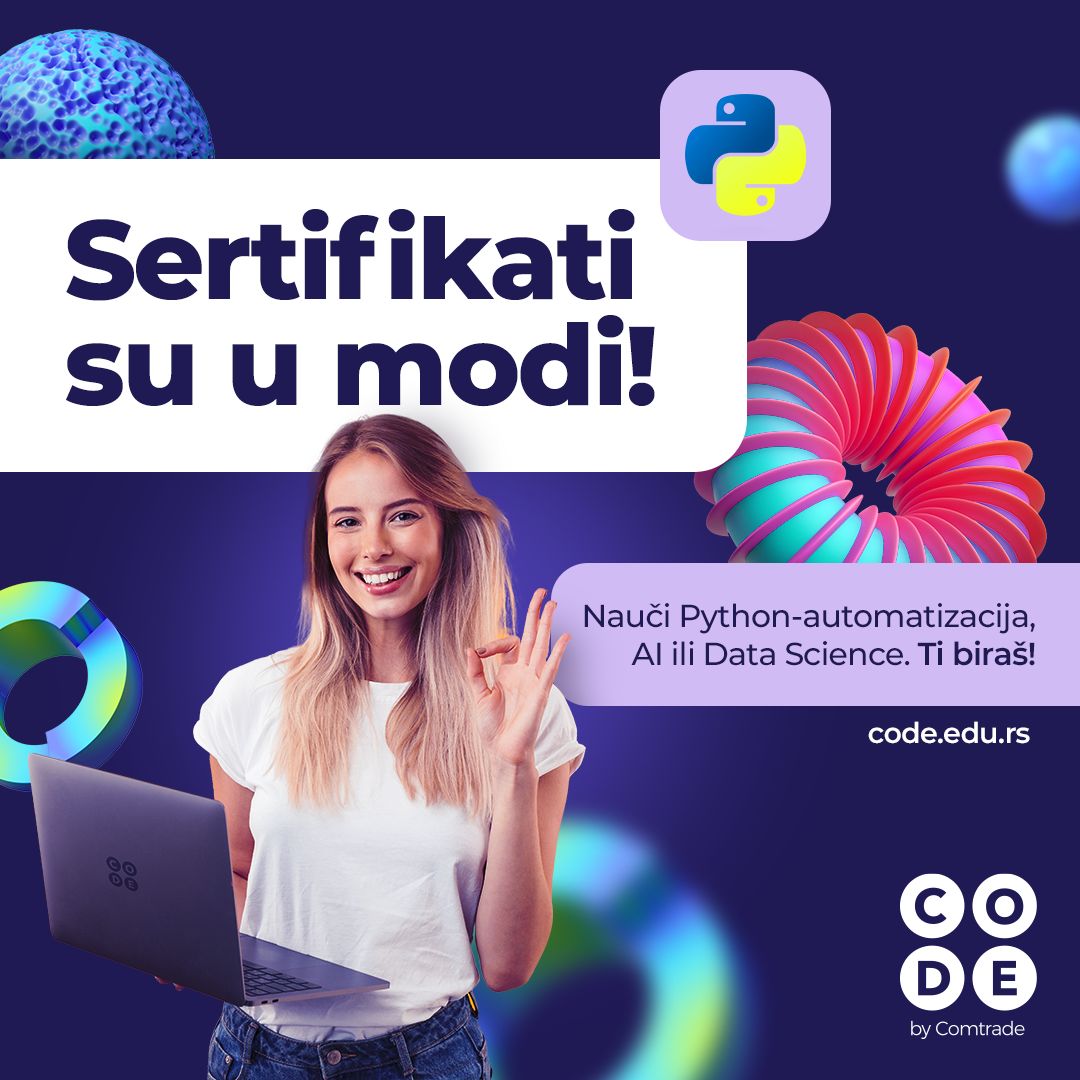 Code by Comtrade on LinkedIn: #python #datascience #itkarijera # ... Code by Comtrade on LinkedIn: #python #datascience #itkarijera # ...