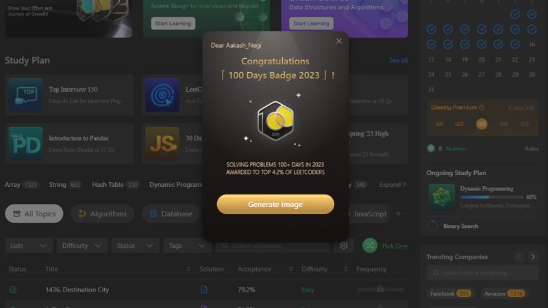 AAKASH NEGI on LinkedIn: #leetcode #codingmilestone #firstbadgeunlocked AAKASH NEGI on LinkedIn: #leetcode #codingmilestone #firstbadgeunlocked
