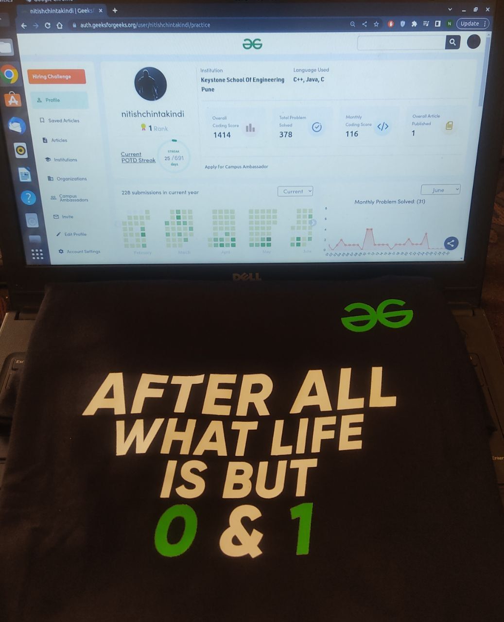 Nitish Chintakindi on LinkedIn: #gfg #dsa #learninpublic #codinglife # ... Nitish Chintakindi on LinkedIn: #gfg #dsa #learninpublic #codinglife # ...