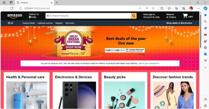 #html #css #webdevelopment #amazonclone | Sweta Rani #html #css #webdevelopment #amazonclone | Sweta Rani