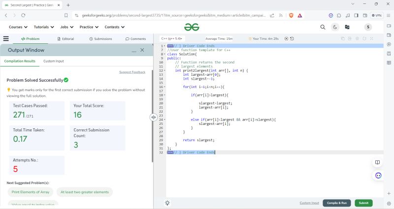 #100daysdsachallenge #datastructures #algorithms #problemsolving ... #100daysdsachallenge #datastructures #algorithms #problemsolving ...