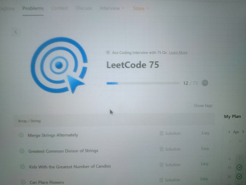 #leetcode75 #75daysofcode #leetcode #codingjourney #techlife ... #leetcode75 #75daysofcode #leetcode #codingjourney #techlife ...