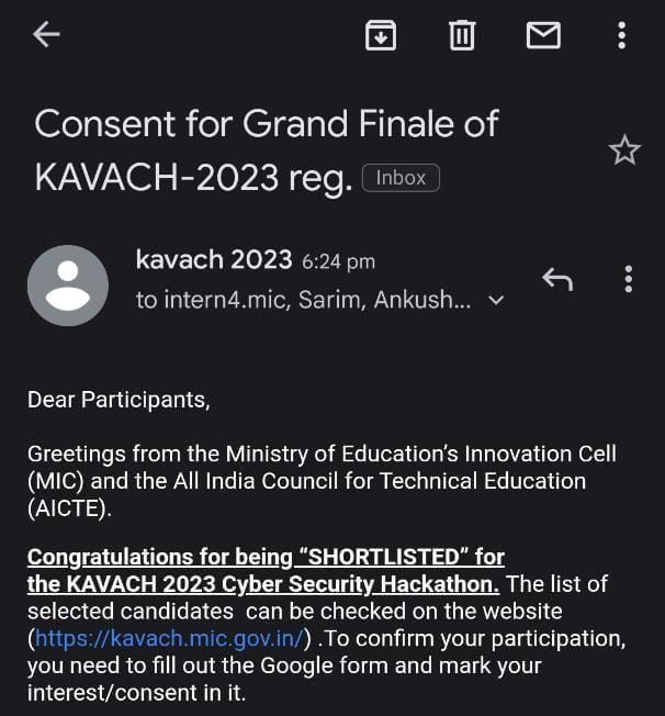 Aaditya Raj on LinkedIn: #opportunity #india #kavach #team # ... Aaditya Raj on LinkedIn: #opportunity #india #kavach #team # ...