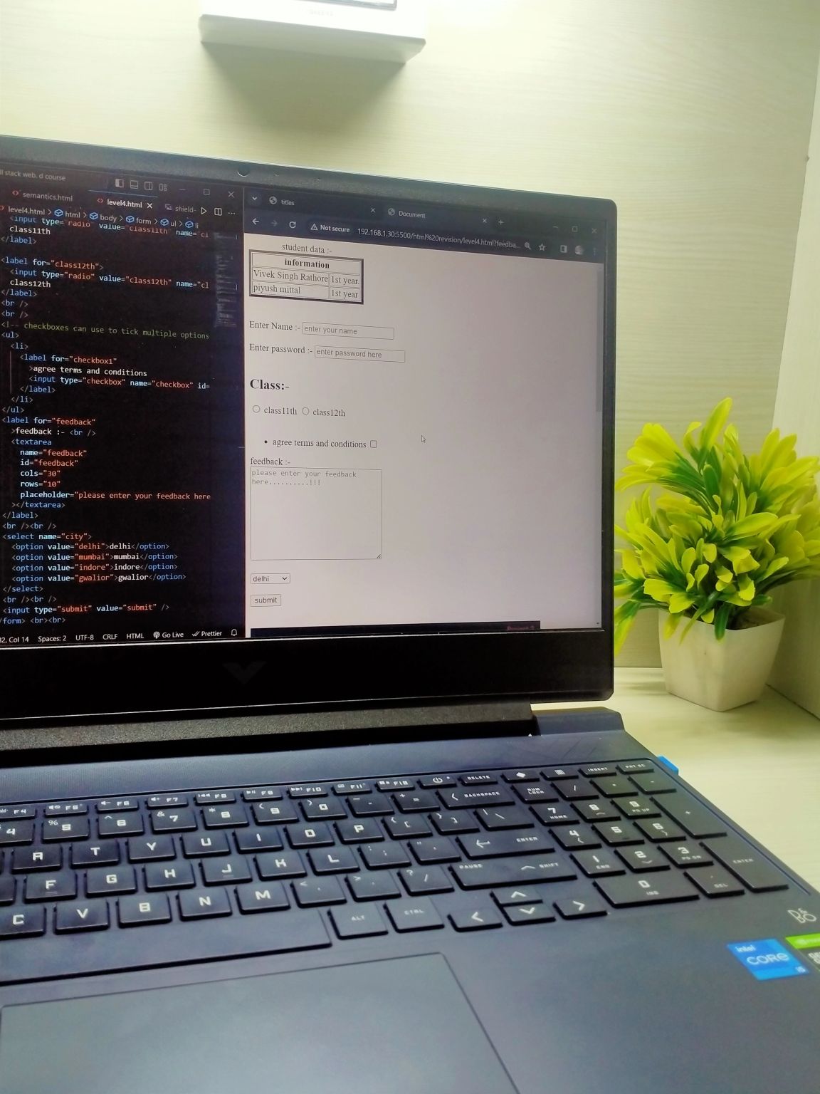 Finished HTML revision and ready for web development. | Vivek Singh ... Finished HTML revision and ready for web development. | Vivek Singh ...