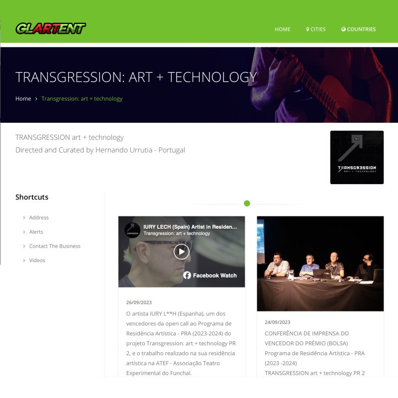 Hernando Urrutia on LinkedIn: TRANSGRESSION art + technology, foi ... Hernando Urrutia on LinkedIn: TRANSGRESSION art + technology, foi ...