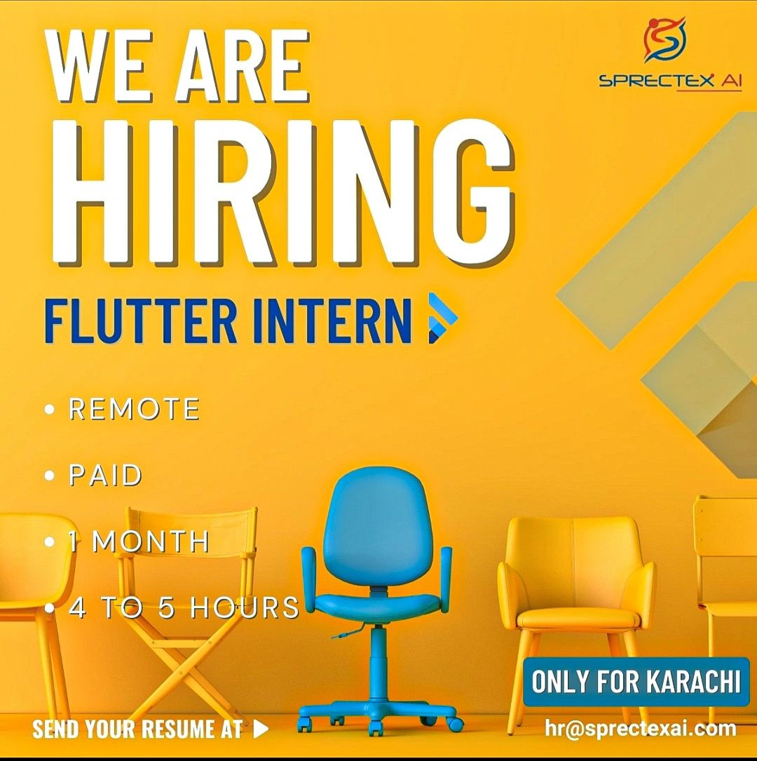 SPRECTEX AI on LinkedIn: 🚀 **Sprectex AI Flutter Internship Opportunity ... SPRECTEX AI on LinkedIn: 🚀 **Sprectex AI Flutter Internship Opportunity ...