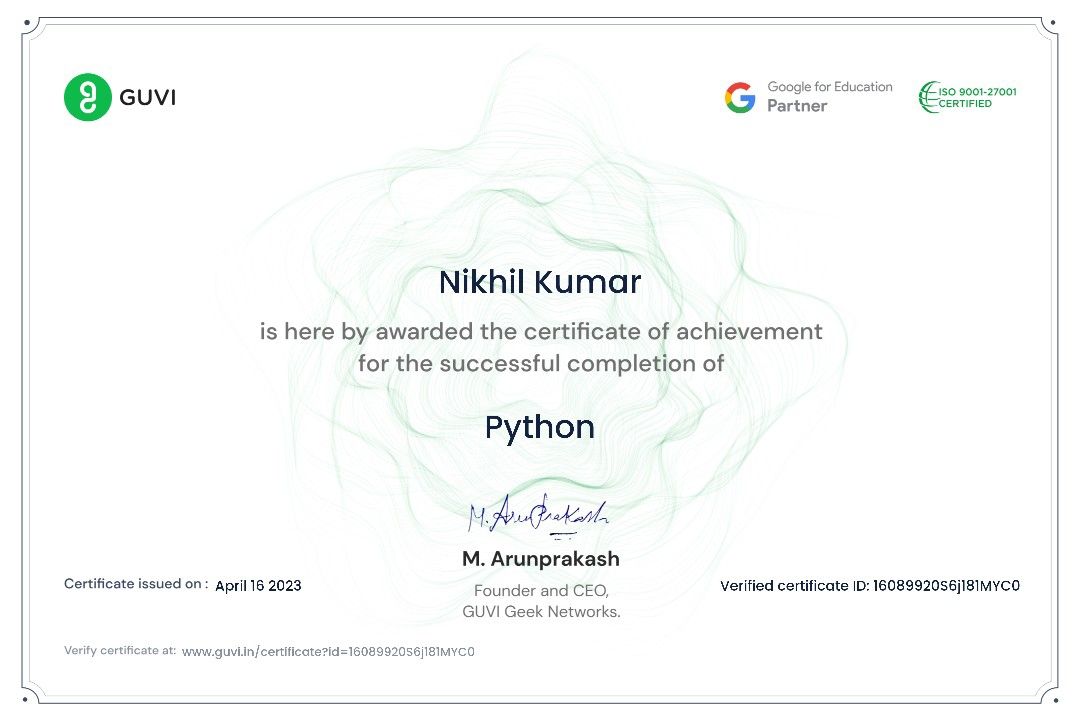 NIKHIL KUMAR on LinkedIn: #python #programming #coding # ... NIKHIL KUMAR on LinkedIn: #python #programming #coding # ...