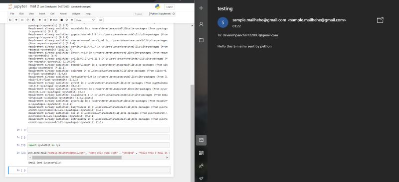 Devansh Panchal on LinkedIn: Task :- Sending email through python ... Devansh Panchal on LinkedIn: Task :- Sending email through python ...