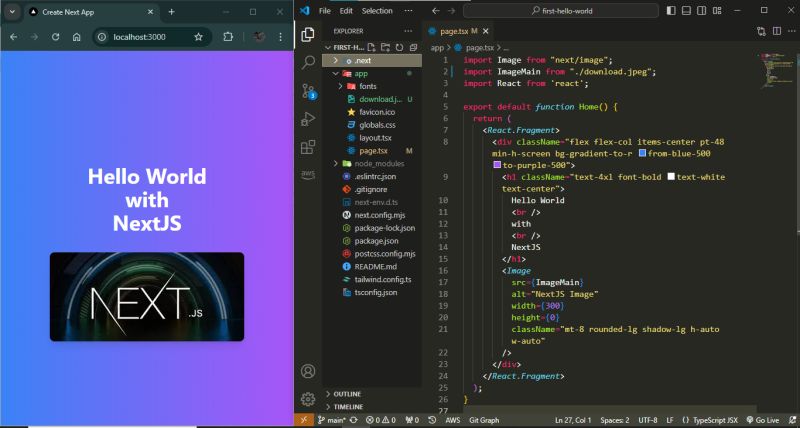 Muhammad Jawad on LinkedIn: #nextjs #typescript #helloworld # ... Muhammad Jawad on LinkedIn: #nextjs #typescript #helloworld # ...
