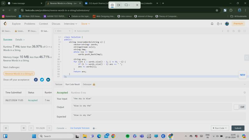 Ayush Sharma on LinkedIn: Day 47/100 of the #edSlash DSA Challenge on ... Ayush Sharma on LinkedIn: Day 47/100 of the #edSlash DSA Challenge on ...