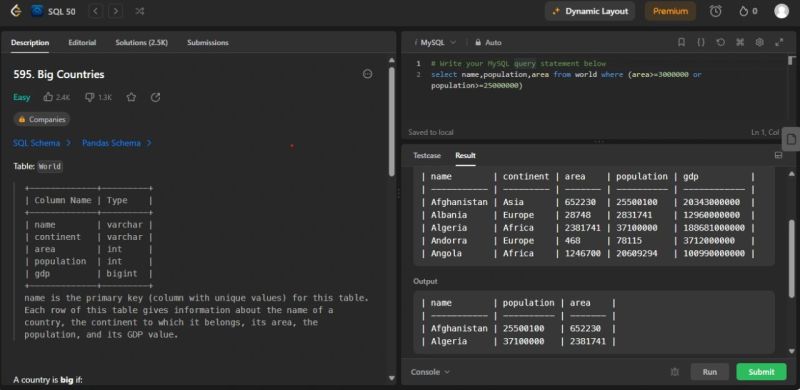 Mansi Singh on LinkedIn: #leetcode #sql Mansi Singh on LinkedIn: #leetcode #sql