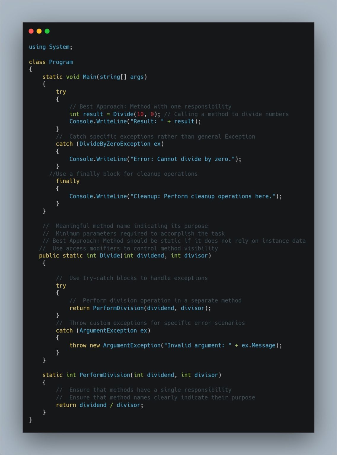 Day 5: Exception Handling in C# | Fatima Azam posted on the topic ... Day 5: Exception Handling in C# | Fatima Azam posted on the topic ...