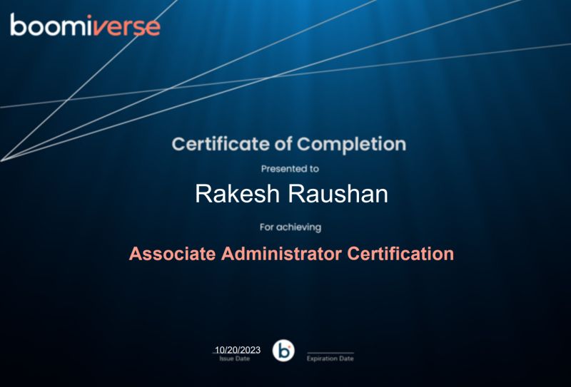 Rakesh Raushan on LinkedIn: #dellboomi #continuouslearning Rakesh Raushan on LinkedIn: #dellboomi #continuouslearning