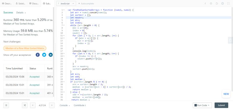 Resolved the LeetCode problem with JavaScript | Zeeshan Noor posted on ... Resolved the LeetCode problem with JavaScript | Zeeshan Noor posted on ...