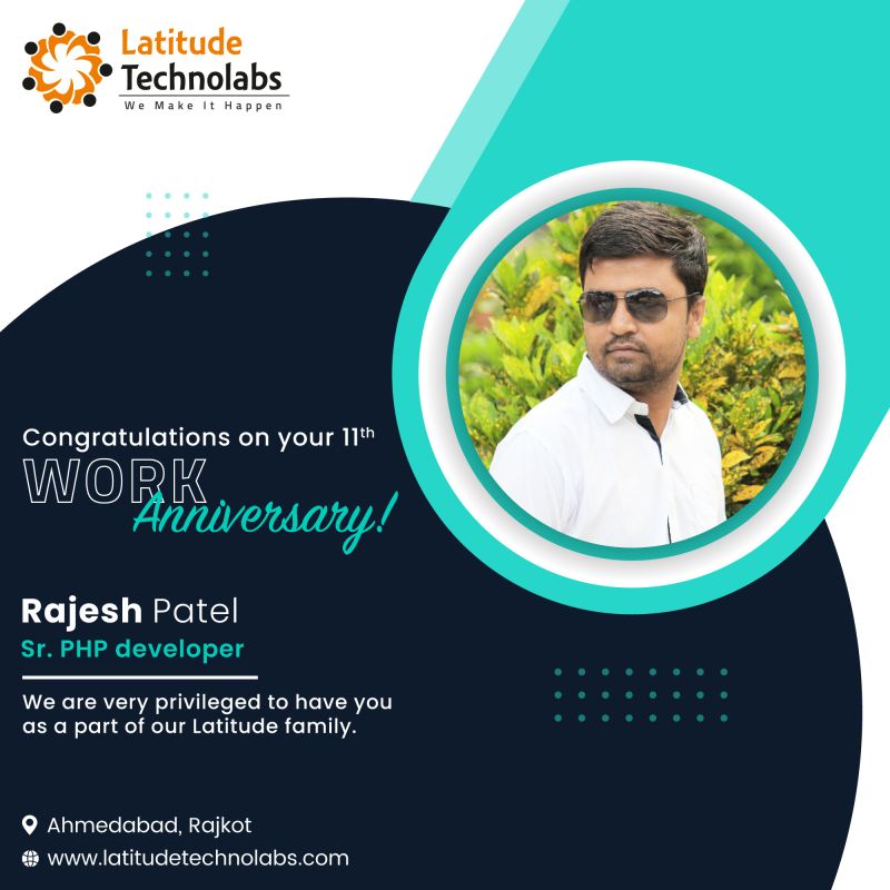 Latitude Technolabs Pvt. Ltd. on LinkedIn: #workanniversary # ... Latitude Technolabs Pvt. Ltd. on LinkedIn: #workanniversary # ...