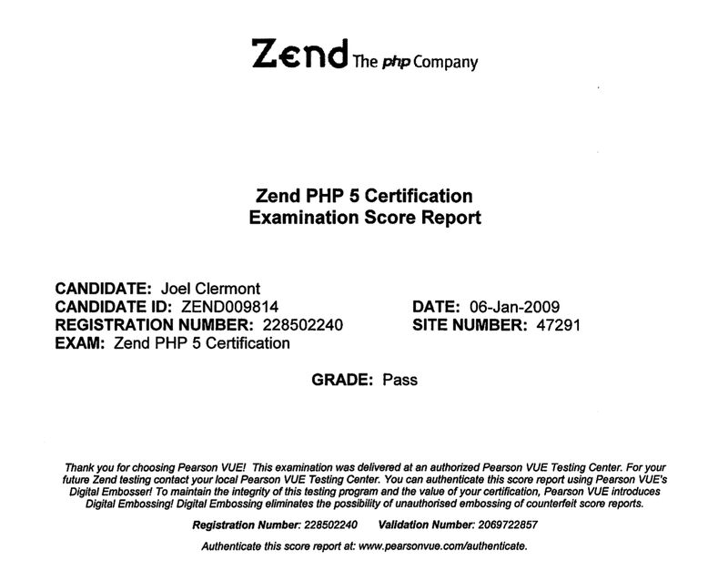 Joel Clermont on LinkedIn: Not trying to brag, but I'm PHP 5 certified ... Joel Clermont on LinkedIn: Not trying to brag, but I'm PHP 5 certified ...