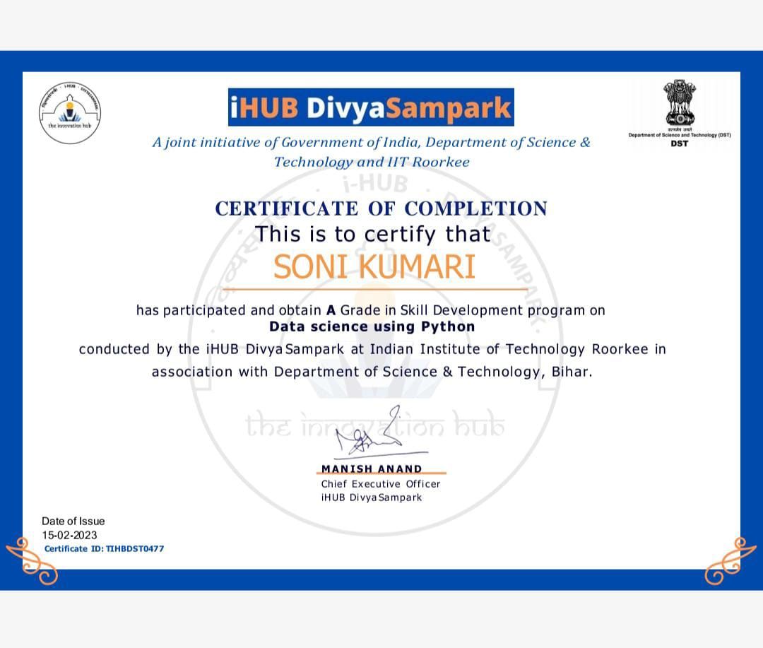 Soni Kumari on LinkedIn: I' m thrilled to announce that I've ... Soni Kumari on LinkedIn: I' m thrilled to announce that I've ...