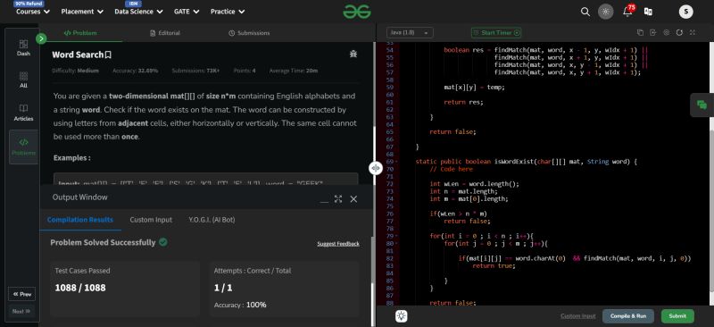 #dsa #codingjourney #backtracking #wordsearch #geeksforgeeks #java # ... #dsa #codingjourney #backtracking #wordsearch #geeksforgeeks #java # ...