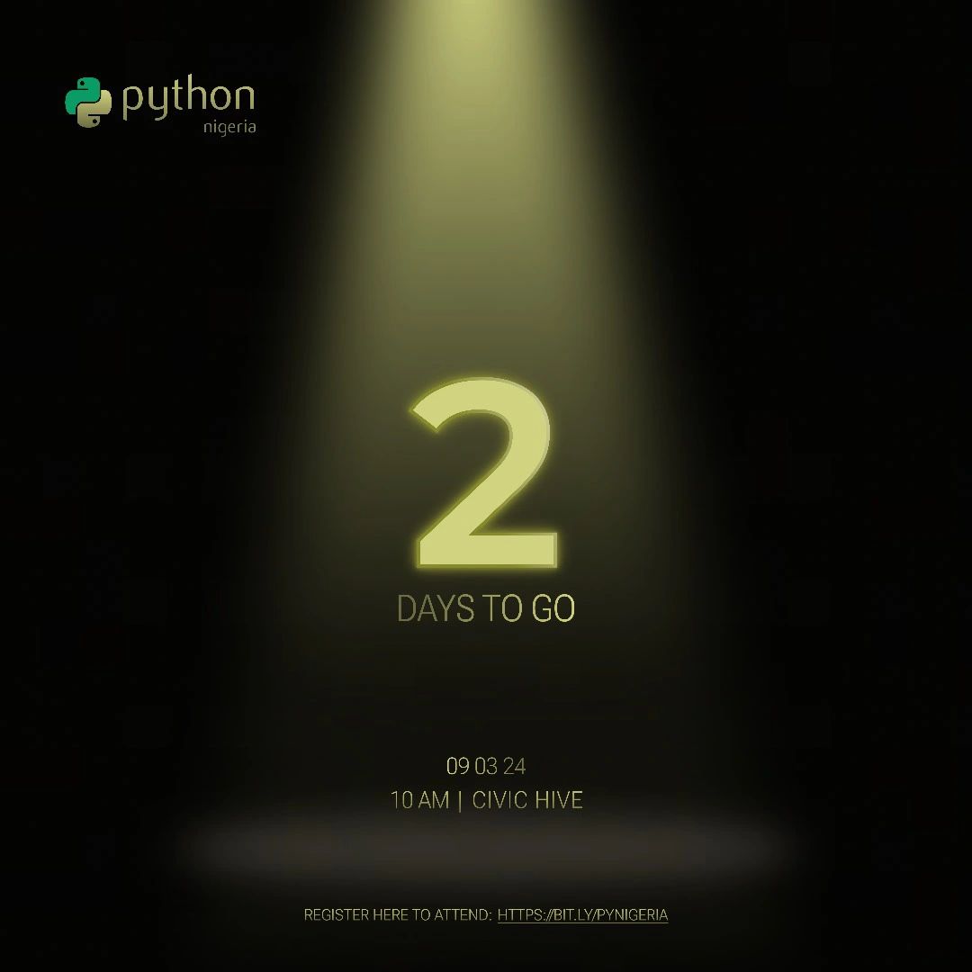 Join our IN-PERSON meetup for Python | Python Nigeria posted on the ... Join our IN-PERSON meetup for Python | Python Nigeria posted on the ...