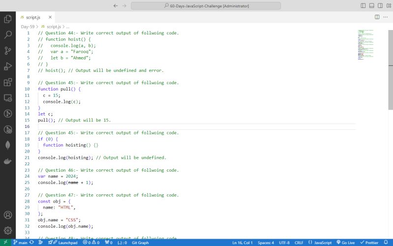 Muhammad Farooq on LinkedIn: #javascript #codingchallenge # ... Muhammad Farooq on LinkedIn: #javascript #codingchallenge # ...