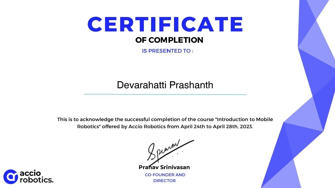 #mobilerobotics #thanks | Prashanth Devarahatti #mobilerobotics #thanks | Prashanth Devarahatti