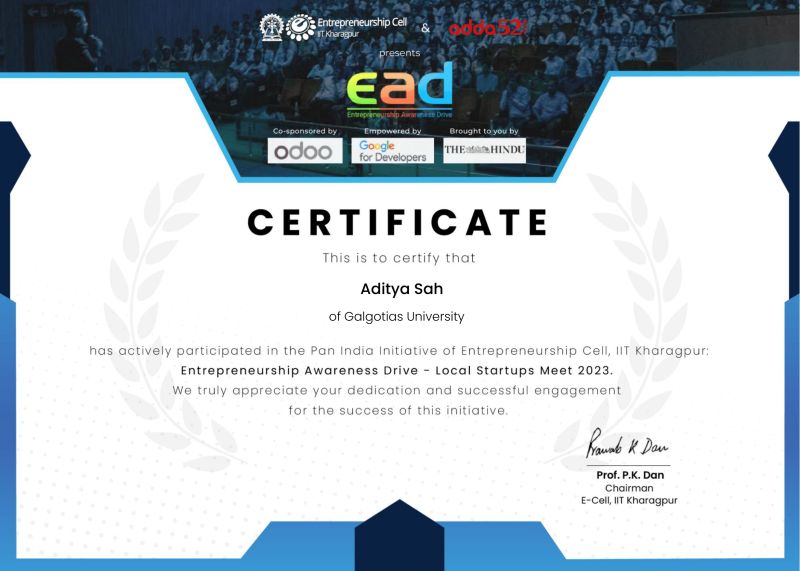 Aditya Sah on LinkedIn: #entrepreneurshipawareness #innovation # ... Aditya Sah on LinkedIn: #entrepreneurshipawareness #innovation # ...