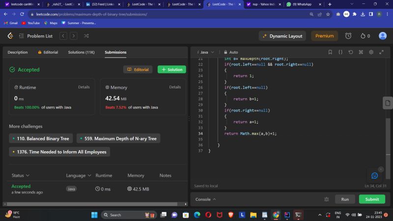 Rishika Jain on LinkedIn: Embarking on Day 60 of my LeetCode journey is ... Rishika Jain on LinkedIn: Embarking on Day 60 of my LeetCode journey is ...