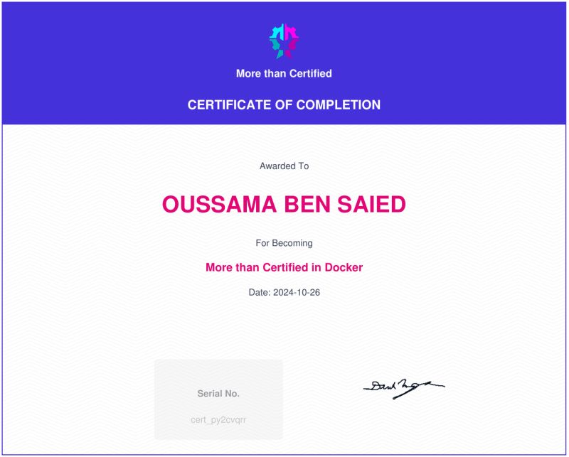 Oussama Ben Saied on LinkedIn: #docker #dockercompose #devops #ci #iot ... Oussama Ben Saied on LinkedIn: #docker #dockercompose #devops #ci #iot ...