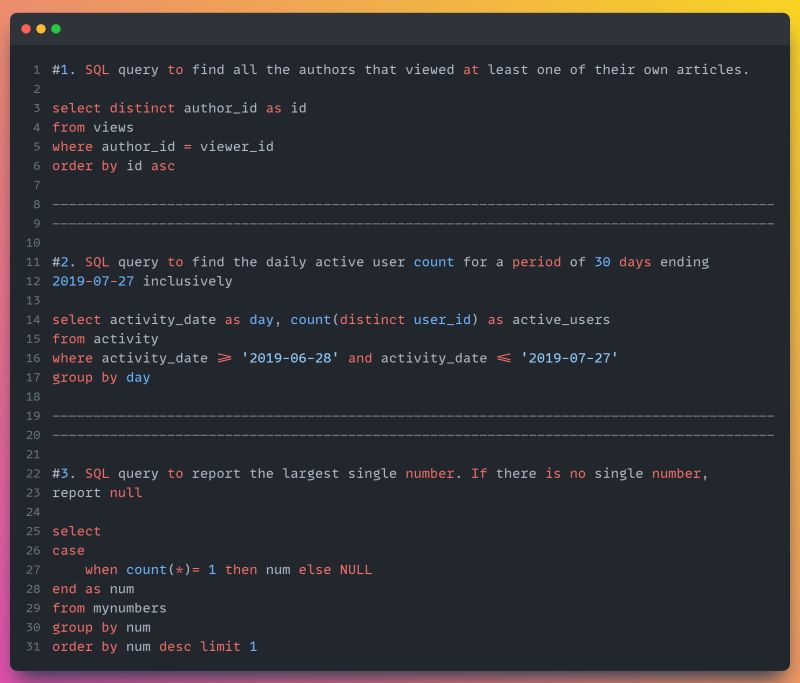 Prithvi Kopplu on LinkedIn: #sql #sqlserver #sqlprogramming #practice # ... Prithvi Kopplu on LinkedIn: #sql #sqlserver #sqlprogramming #practice # ...