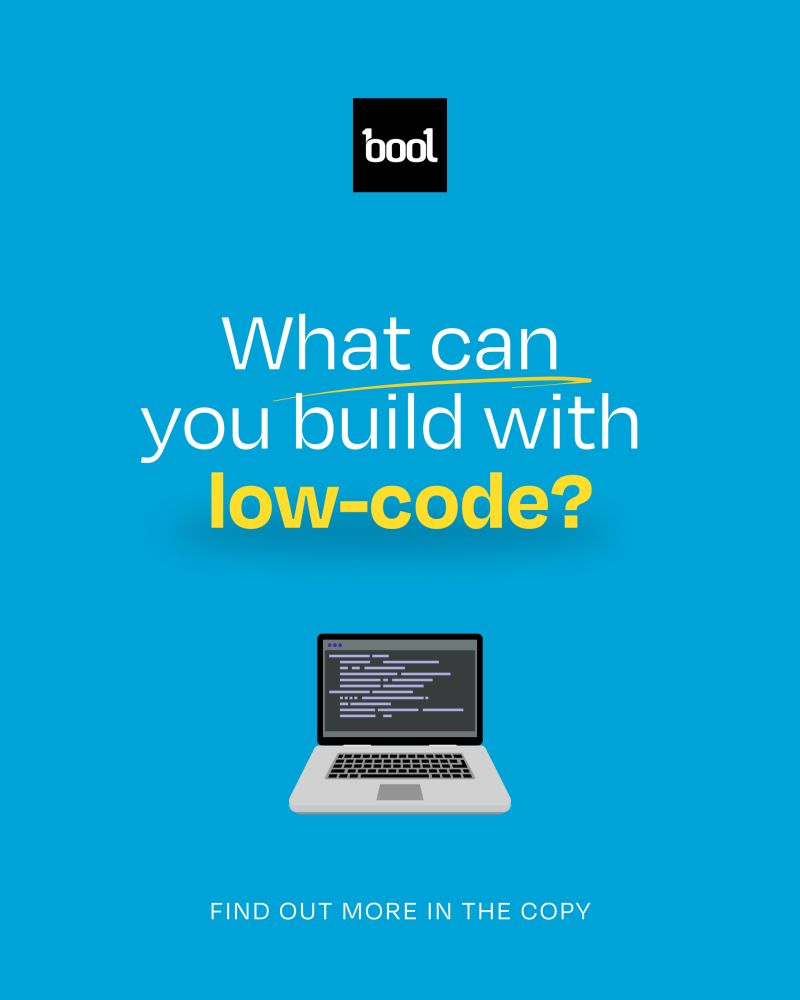 Bool on LinkedIn: #bool #lowcode #businessapps #enterprisesolutions # ... Bool on LinkedIn: #bool #lowcode #businessapps #enterprisesolutions # ...