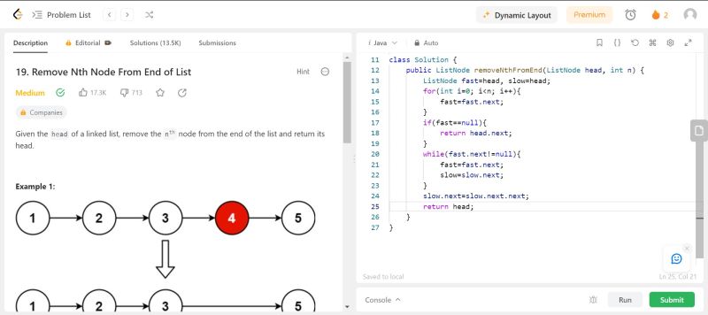 Day 99 of #100daysofcodechallenge: Remove Nth Node | Priyal Jain posted ... Day 99 of #100daysofcodechallenge: Remove Nth Node | Priyal Jain posted ...