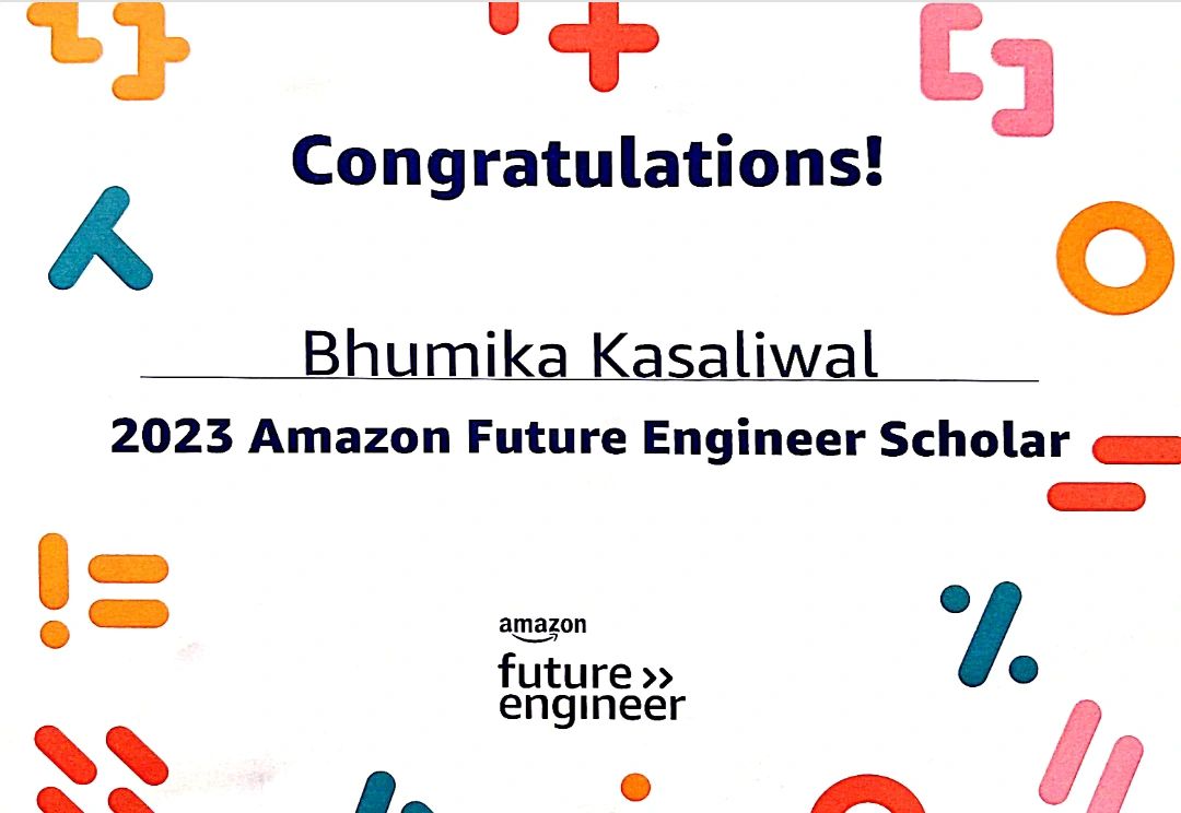 Bhumika Kasaliwal on LinkedIn: #amazonfutureengineer #womenintech # ... Bhumika Kasaliwal on LinkedIn: #amazonfutureengineer #womenintech # ...