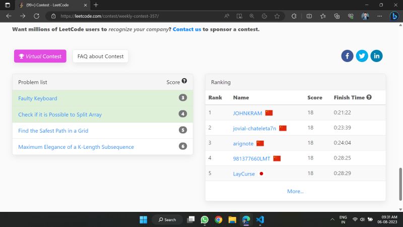 #connections #leetcode #codingchallenge #contest #weeklychallenge ... #connections #leetcode #codingchallenge #contest #weeklychallenge ...