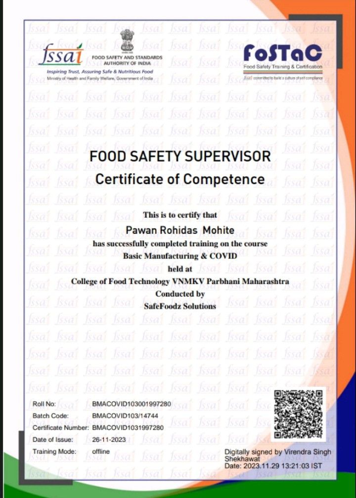 FT Pawan Mohite on LinkedIn: #safefoodzsolutions #foodsafety # ... FT Pawan Mohite on LinkedIn: #safefoodzsolutions #foodsafety # ...