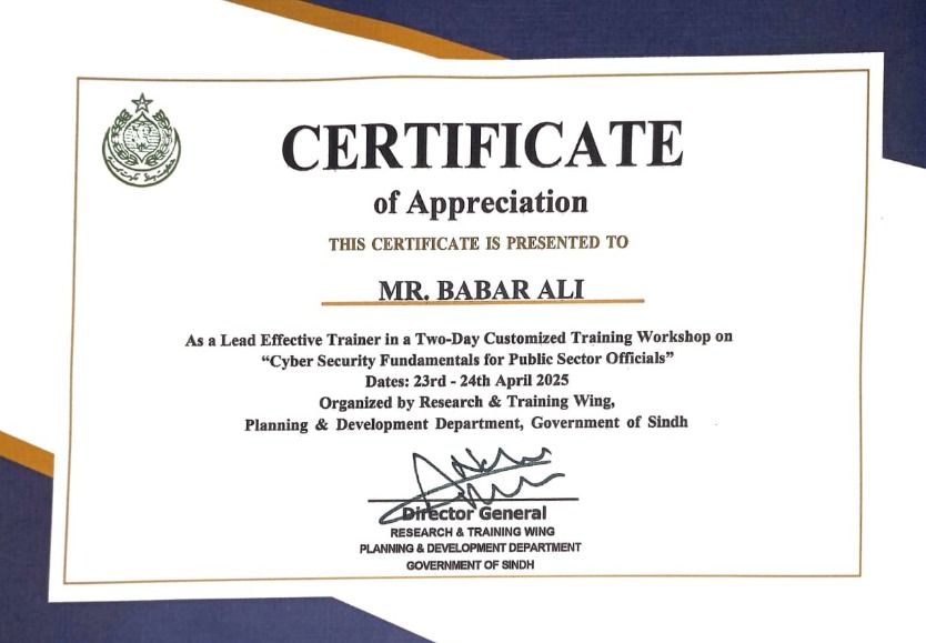 Congratulations Babar Ali Jamali. | YouExcel Training Congratulations Babar Ali Jamali. | YouExcel Training