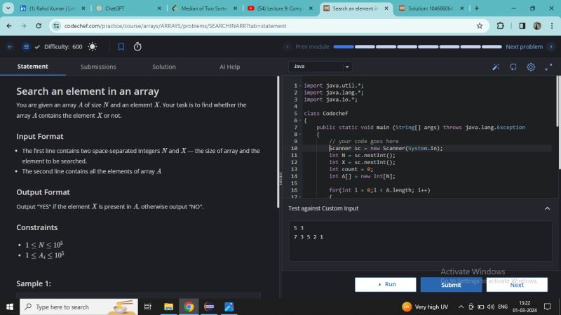 Rahul Kumar on LinkedIn: #codingchallenge #arrays #programmingjourney Rahul Kumar on LinkedIn: #codingchallenge #arrays #programmingjourney
